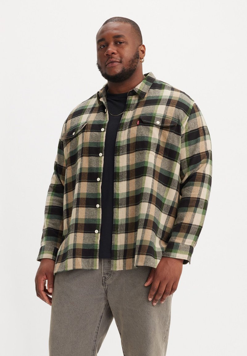 Levi's® Plus BIG JACKSON WORKER - Hemd - medina meteorite/oliv - Zalando.at