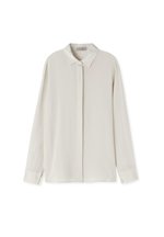 Falconeri BLOUSE WITH COLLAR - Button-down blouse - alabaster/white ...