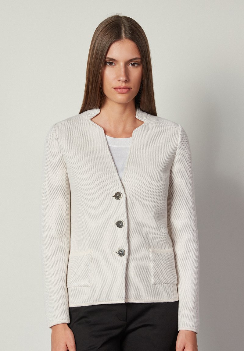 Falconeri SPECKLED - Vest - off-white/crème - Zalando.be