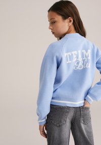 WE Fashion Adīta jaka - light blue/gaiši zils - Zalando.lv