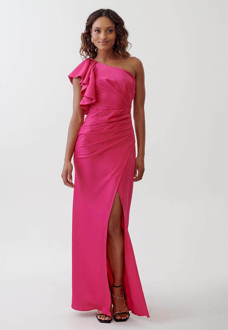 TUSSAH QUIN - LUXE - Robe longue - hot pink/rose clair - ZALANDO.FR