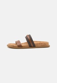 MICHAEL Michael Kors MANDY FLAT - Mules - brown/luggage/brown - Zalando ...