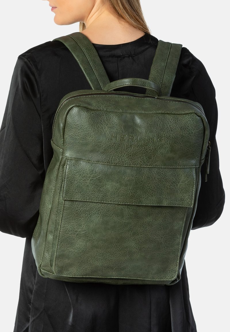 Herling RIGAUD - Rucksack - pewter green/dark green - Zalando.ie