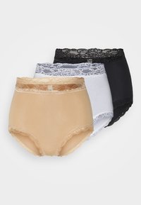 Lindex EMELIE HIGH 3 PACK - Pants - white/black - Zalando.co.uk