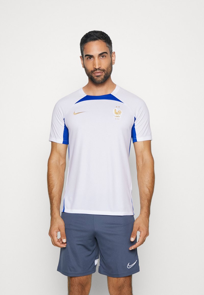 Nike Performance FFF M NK DF STRK SS TOP K - Triko s potiskem - white ...