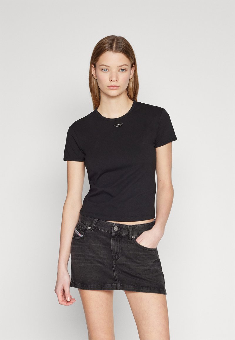 Diesel UNCUTIE LONG - T-shirt con stampa - black/nero - Zalando.it