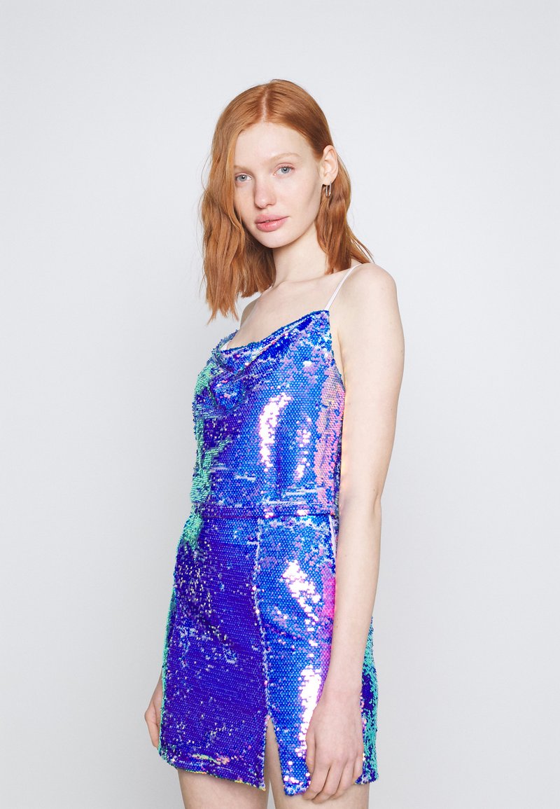 Monki Top - lilac sequin/lila - Zalando.cz