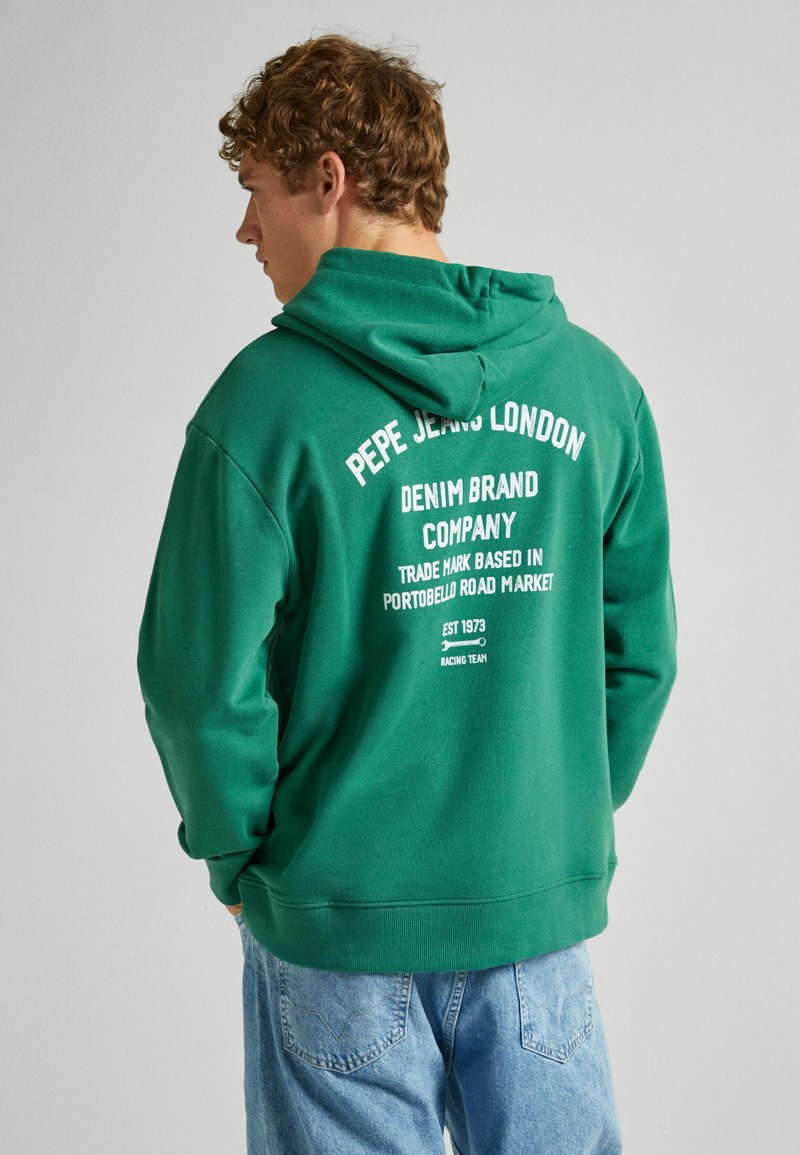 Pepe Jeans RUFUS - Sweat à capuche - jungle green/vert - ZALANDO.FR