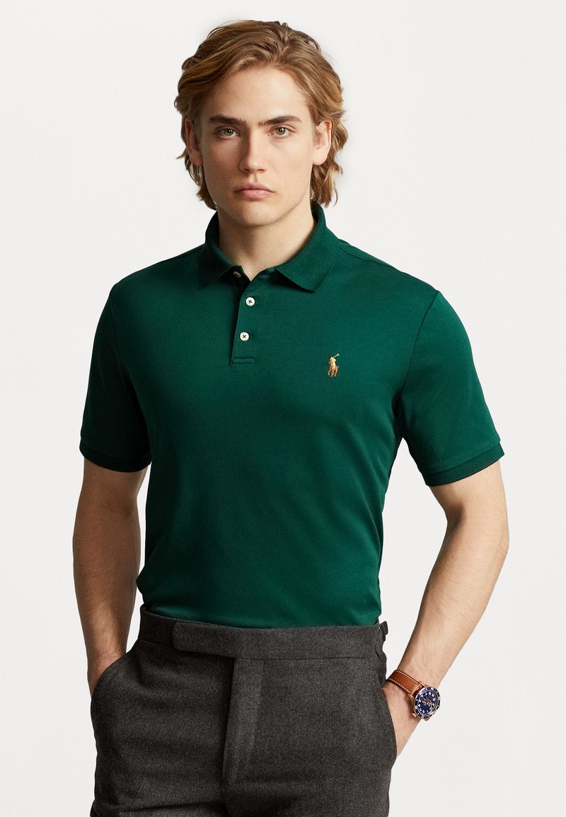 Polo Ralph Lauren SHORT SLEEVE - Polo shirt - hunt club green/green ...