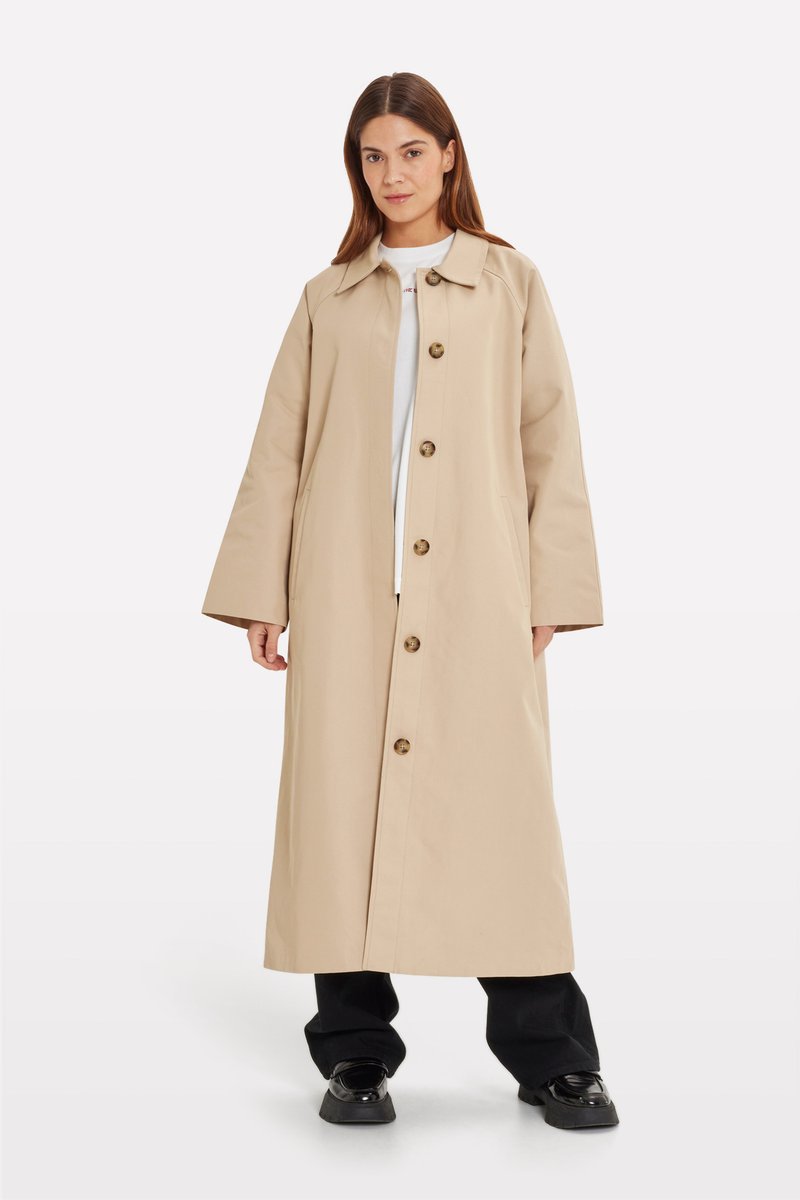 Envii SENECA - Klasikinis paltas - white pepper/Neutrali rusva spalva - Zalando.lt