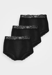 Lindex EMELIE HIGH 3 PACK - Pants - black - Zalando.co.uk