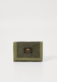 Alpha Industries COMBAT LABEL WALLET UNISEX - Wallet - dark olive/dark ...