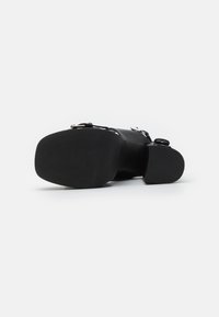 Koi Footwear ROTTEN MINDS BUCKLE PLATFORM - Platform sandals - black ...