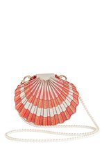 FABLE ENGLAND PEARL CLAM SHELL - Clutch - red/rot - Zalando.de