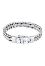 KUZZOI CHUNKY BRAIDED LINK - Armband - silber/silberfarben - Zalando.de