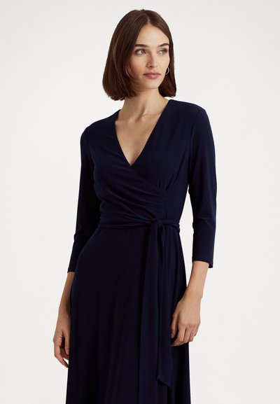 Lauren Ralph Lauren MUNZIE ELBOW SLEEVE DAY DRESS - Robe de soirée - lighthouse navy/bleu marine ...