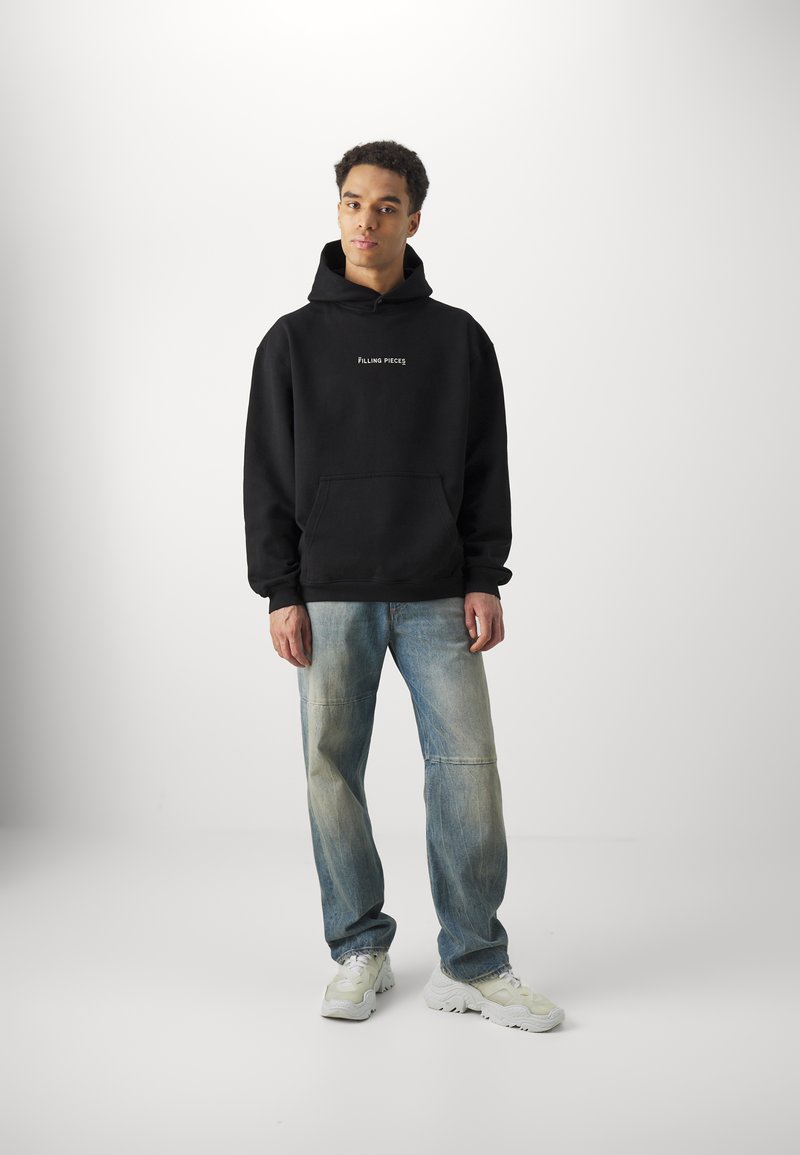 Filling Pieces GRADIENT HANDSHAKE UNISEX - Hoodie - black - Zalando Filling Pieces GRADIENT HANDSHAKE UNISEX - Hoodie - black - Zalando