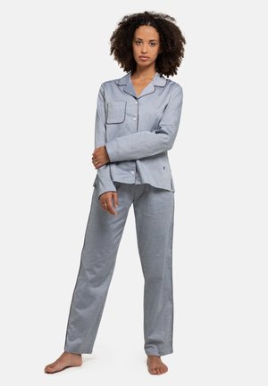 Hanro WANDA NW - Nachtwäsche Set - rock crystal/offwhite - Zalando.de