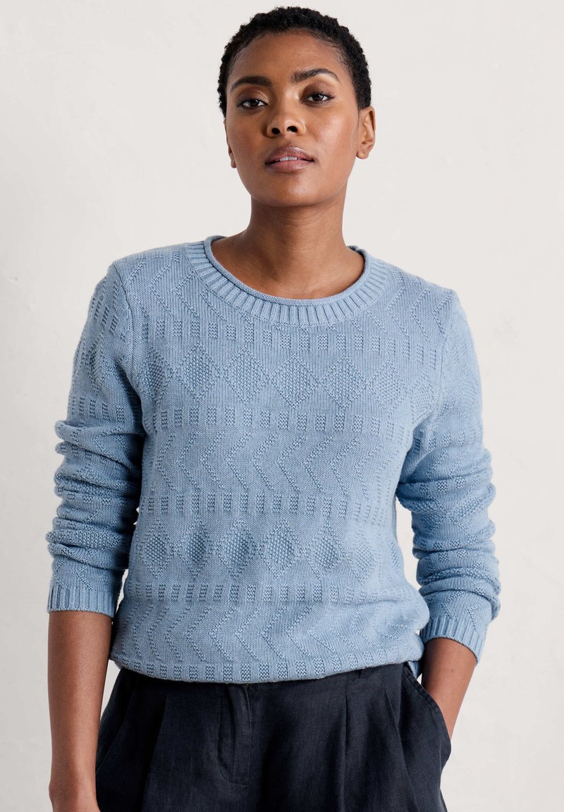 Seasalt Cornwall LONG SLEEVE - Trui - saltwater/blauw - Zalando.nl