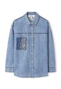 Ipekyol WITH CRYSTAL STONES - Hemdbluse - blue/blau - Zalando.at