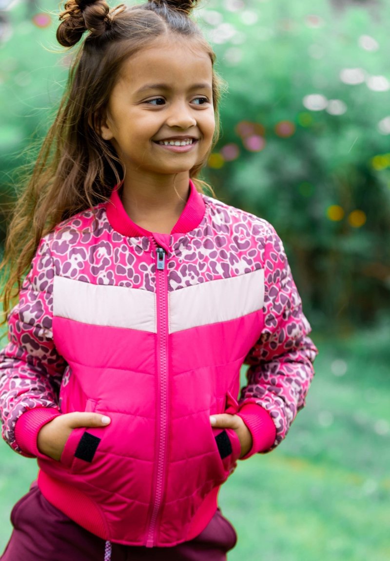 Quapi MAROON ANIMAL - Übergangsjacke - pink - Zalando.de