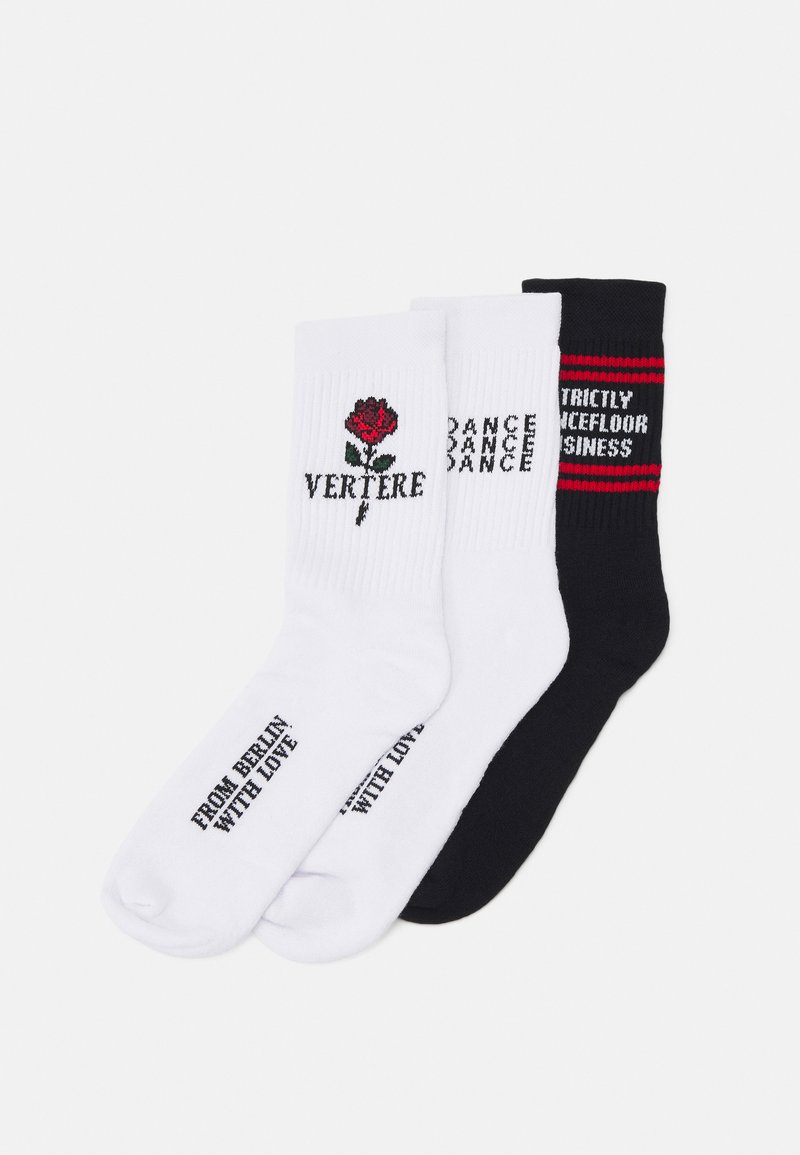 Vertere Berlin VERTERE BERLIN UG - Ponožky - black/white/red/bílá ...