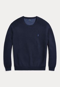 Polo Ralph Lauren Big & Tall COTTON SEED STITCHED CREWNECK JUMPER ...