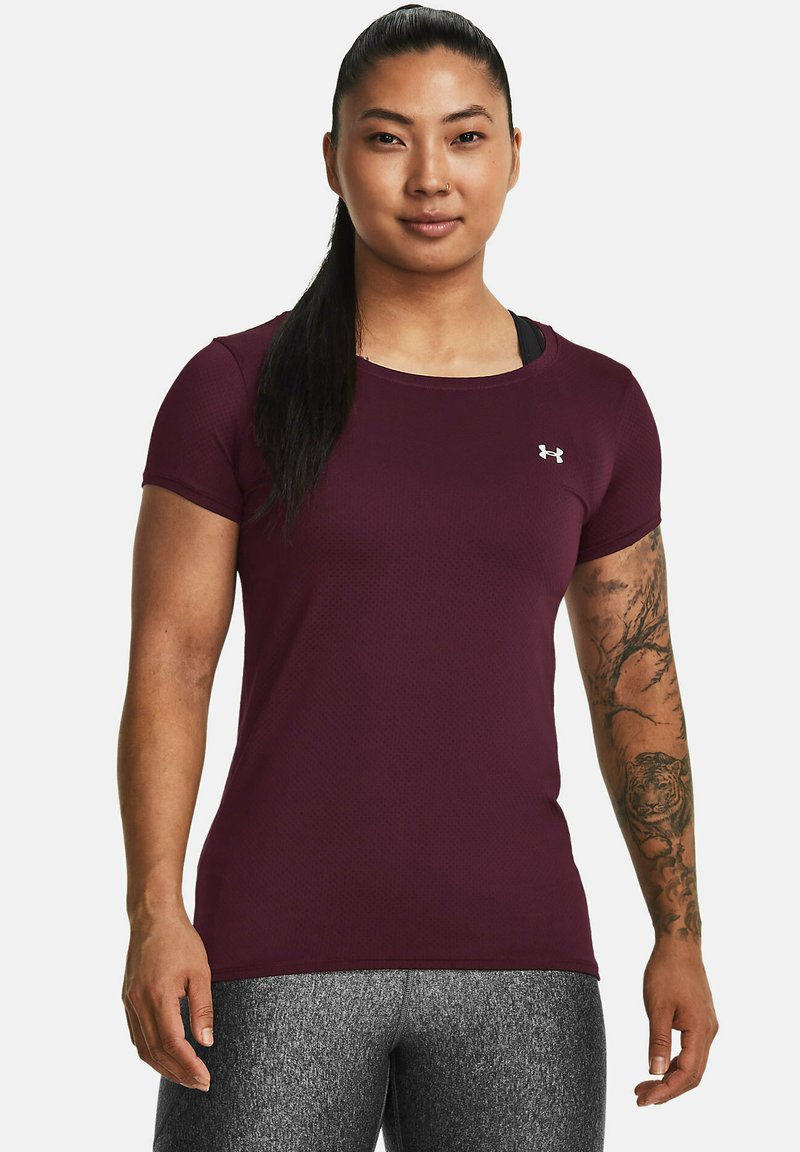 Under Armour TECH - Camiseta básica - dark maroon/rojo - Zalando.es
