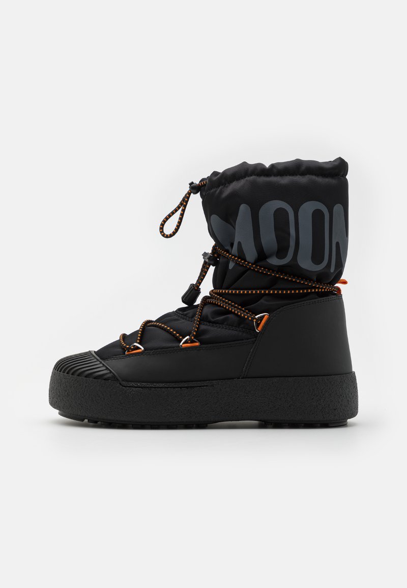 Moon Boot MTRACK POLAR - Botas para la nieve - black/orange/negro ...
