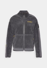 Adidas Terrex NATIONAL GEOGRAPHIC JACKET UNISEX - Fleece jacket - grey ...