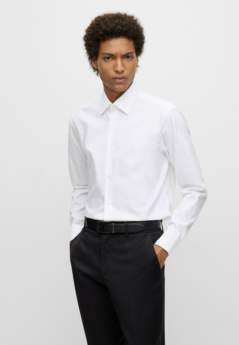 BOSS JOE KENT - Kostymskjorta - white zer/vit - Zalando.se