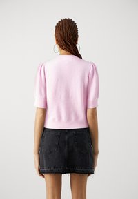 Vero Moda VMDOFFY O NECK - T-paita - pastel lavender/liila, meleerattu ...