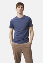 Lexington TRAVIS TEE - Basic T-shirt - medium blue/blue - Zalando.de