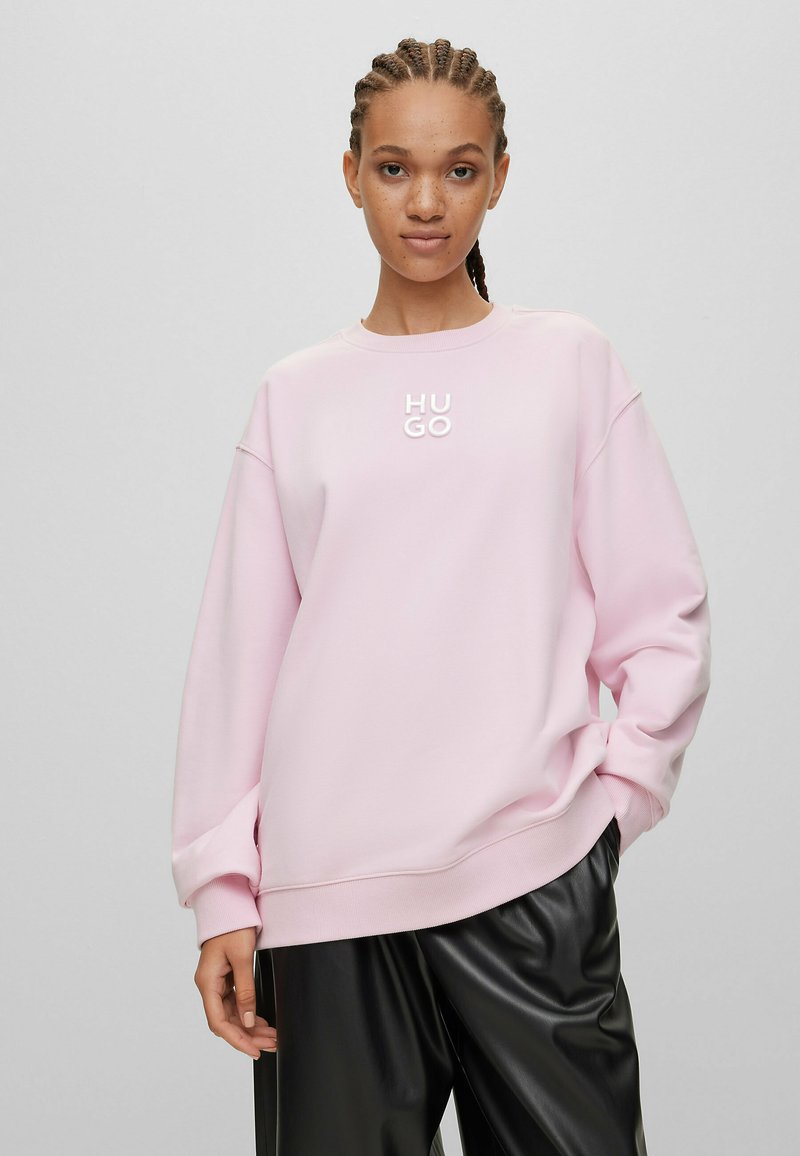HUGO CLASSIC CREW - Sweatshirt - light pink nine/light pink - Zalando.ie