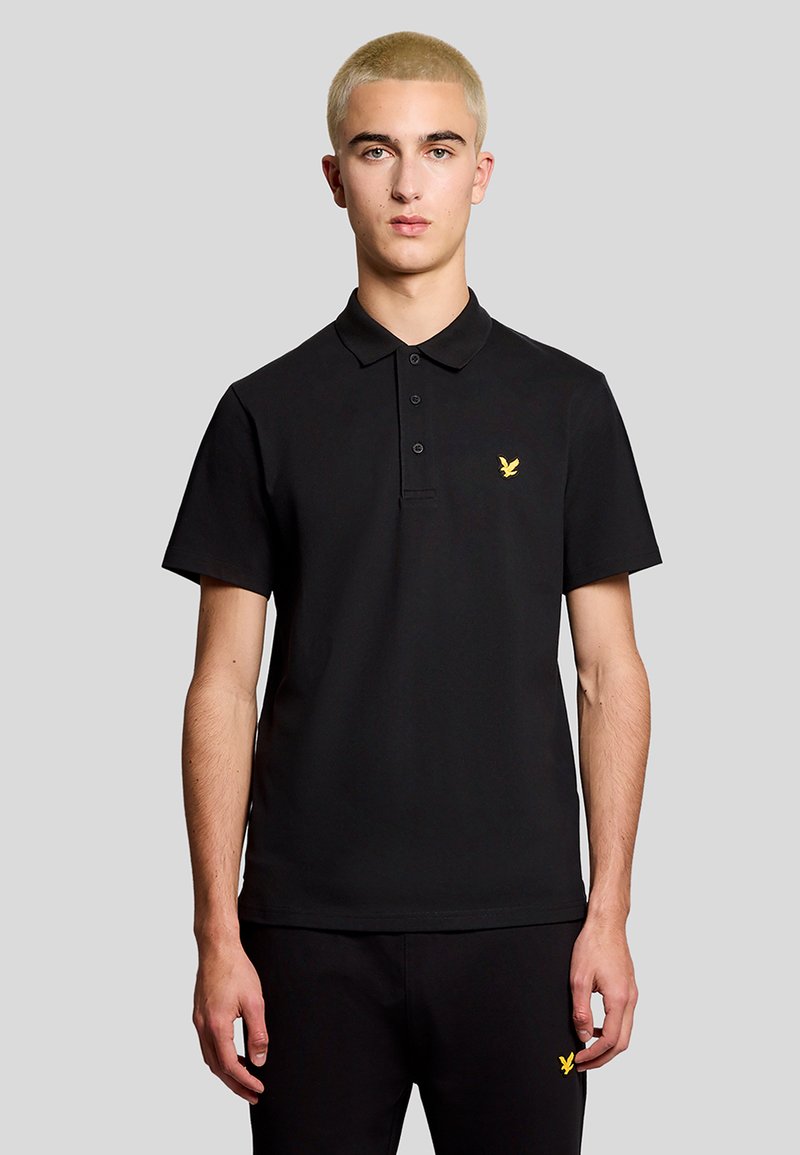 Lyle & Scott CORE - Piké - jet black/svart - Zalando.se