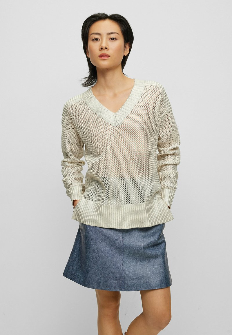 BOSS C_FREDDA - Maglione - natural eighteen/avorio - Zalando.it