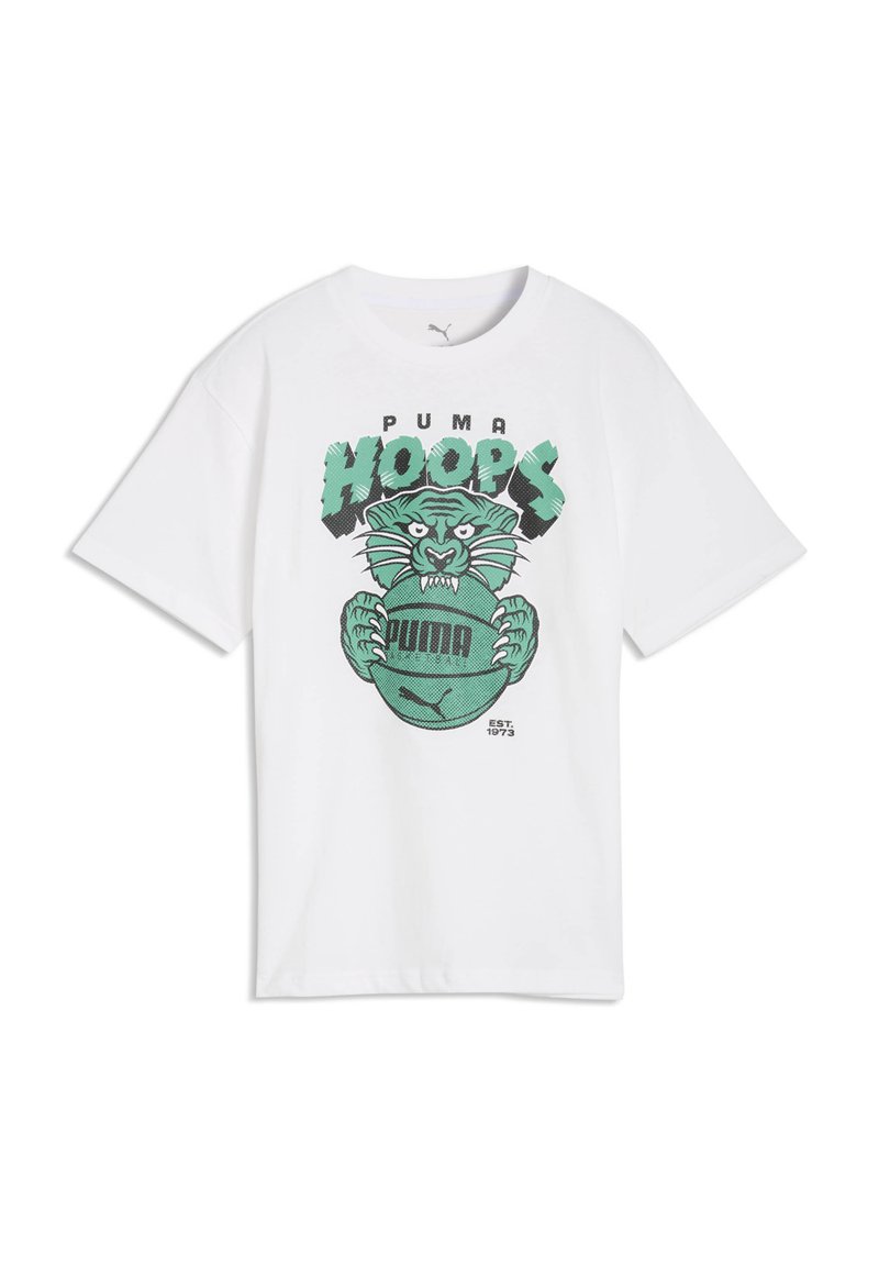 Puma FLAGRANT FOUL RELAXED - T-shirt print - puma white/wit - Zalando.be