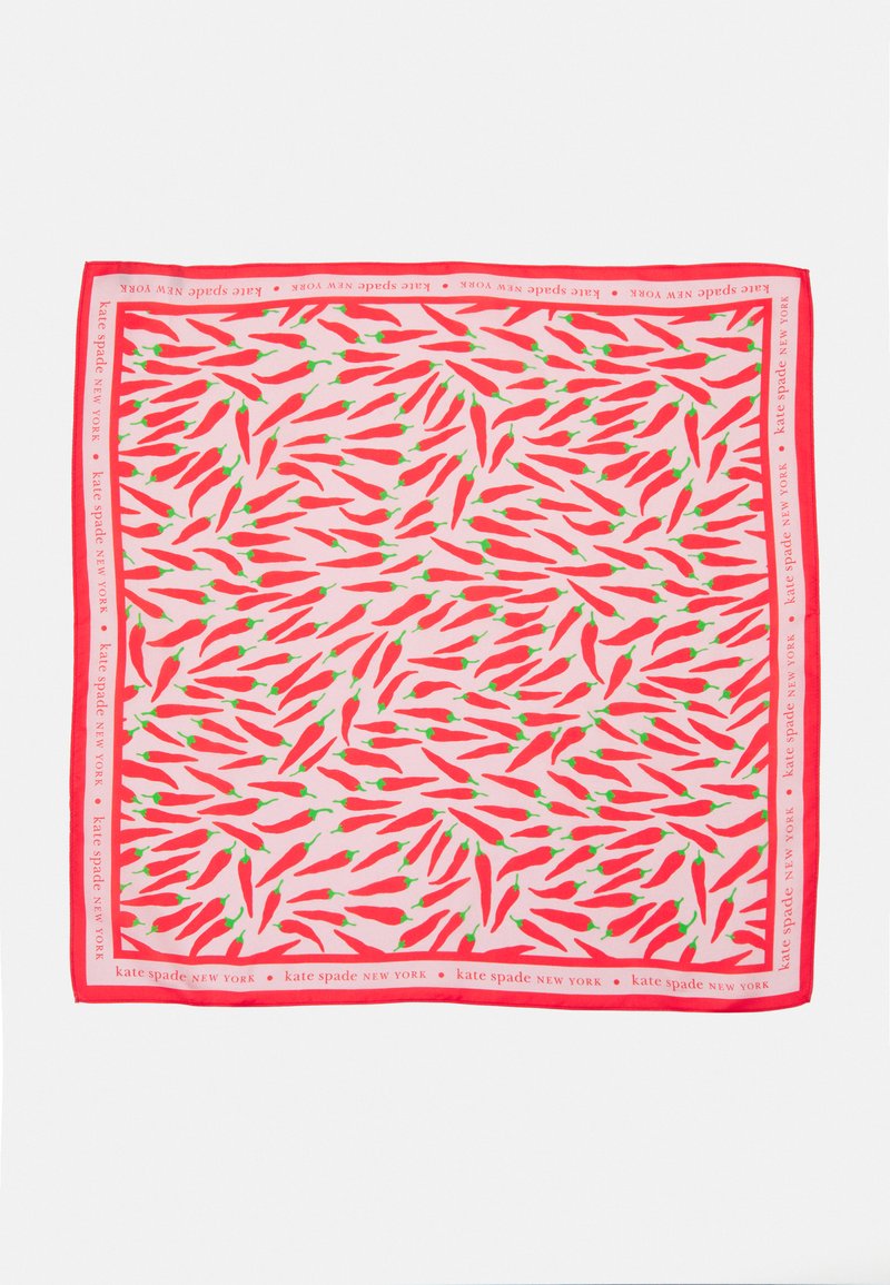 kate spade new york PEPPERS BANDANA - Eșarfă - pale carnation/roșu ...