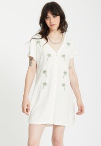 Volcom CRUNK PUNK - Freizeitkleid - bone/weiß - Zalando.at