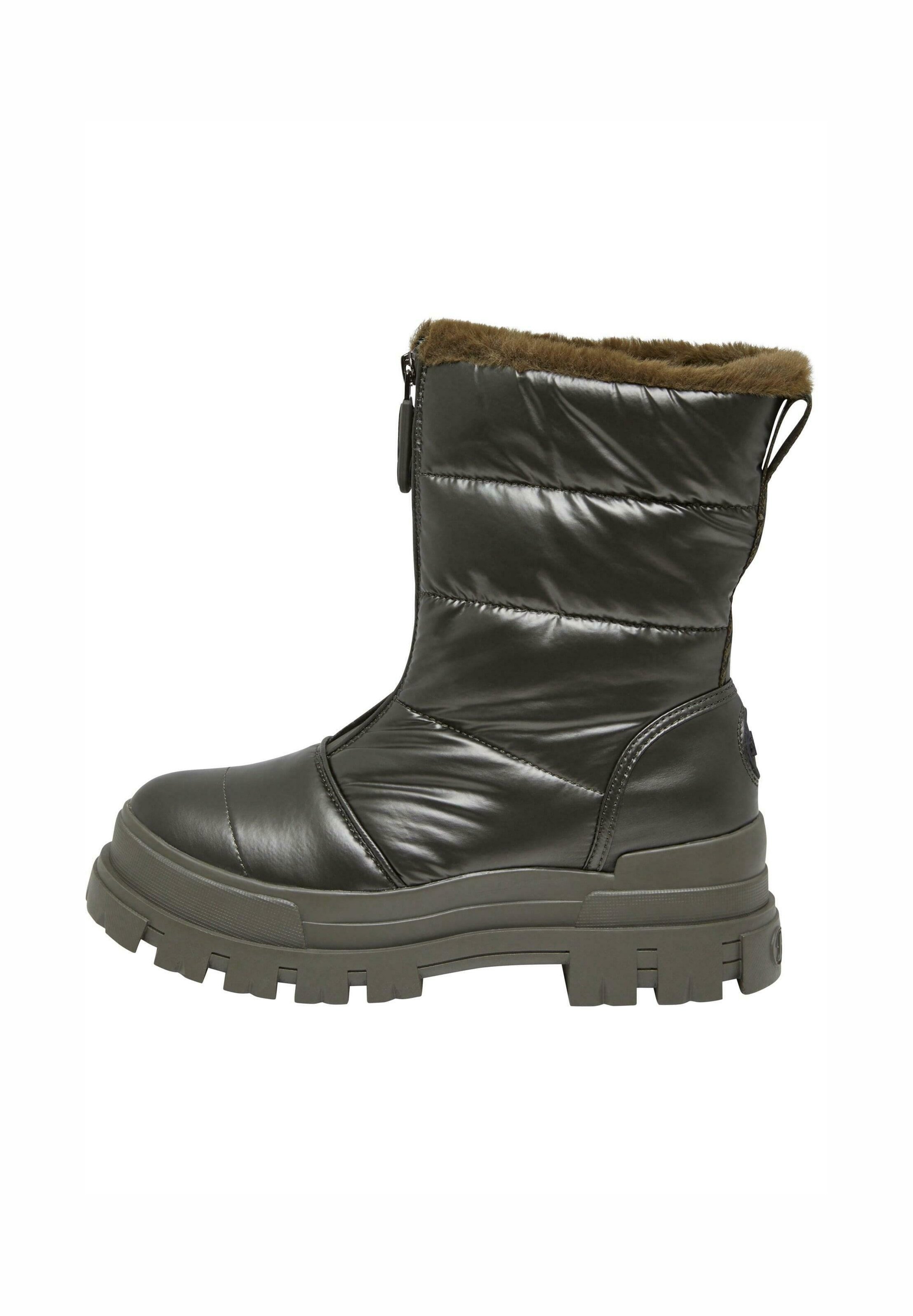 Buffalo ASPHA QUILT ZIP Winter boots khaki Zalando