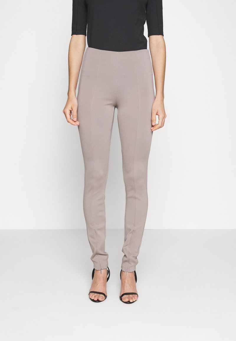 Calvin Klein Technical Split Leggings Trousers Cindertaupe Uk