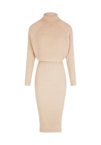 Morgan FITTED EFFECT - Robe fourreau - beige - ZALANDO.FR