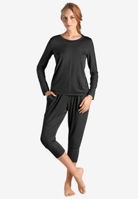 Hanro YOGA - Nachtwäsche Shirt - black/schwarz - Zalando.ch