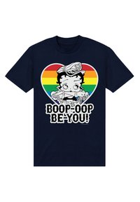 Henry Tiger BETTY BOOP PRIDE OOP BE YOU - T-shirt print - navy blue ...