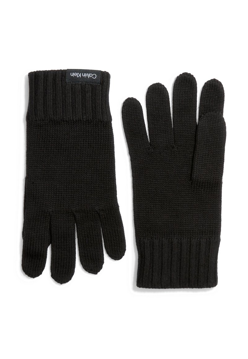 Calvin Klein CLASSIC - Gloves - ck black/black - Zalando