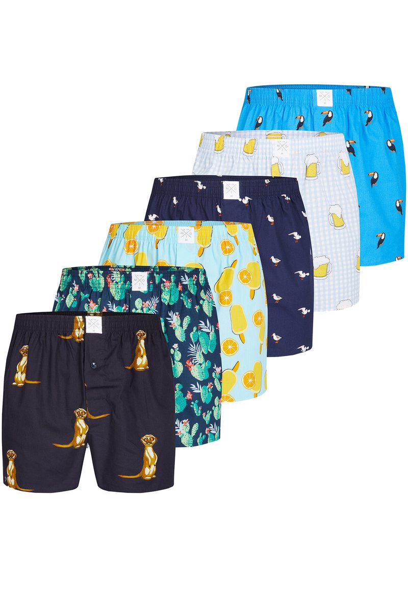 MG-1 6-PACK CLASSICS PRINT - Boxer shorts - blue - Zalando