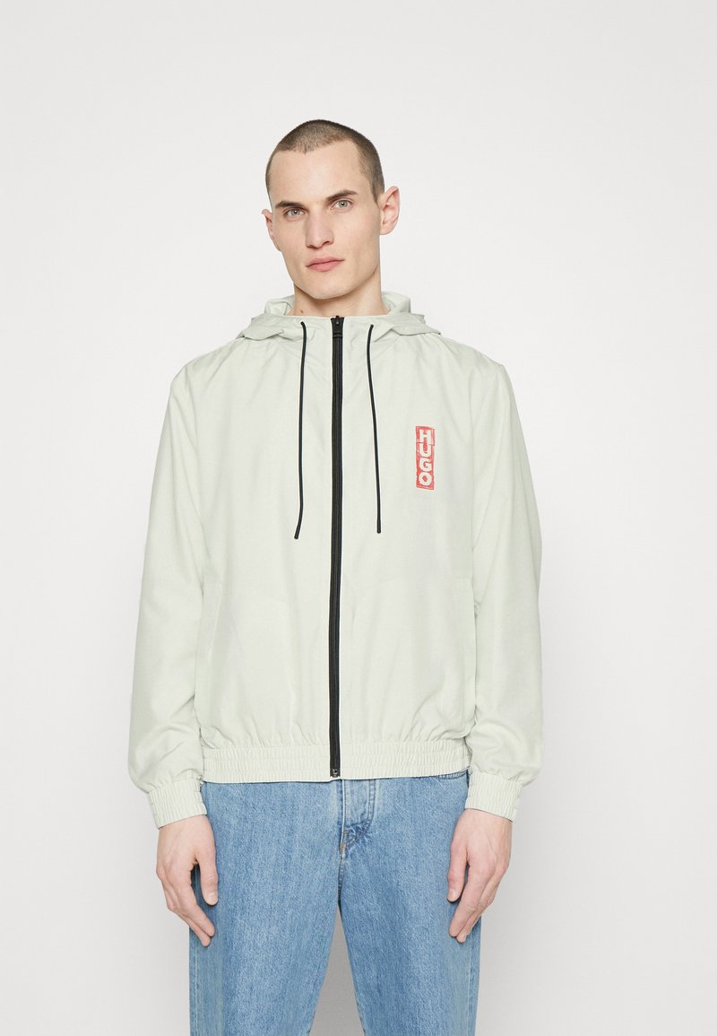 HUGO BENJOE - Tunn jacka - light/pastel green/vit - Zalando.se