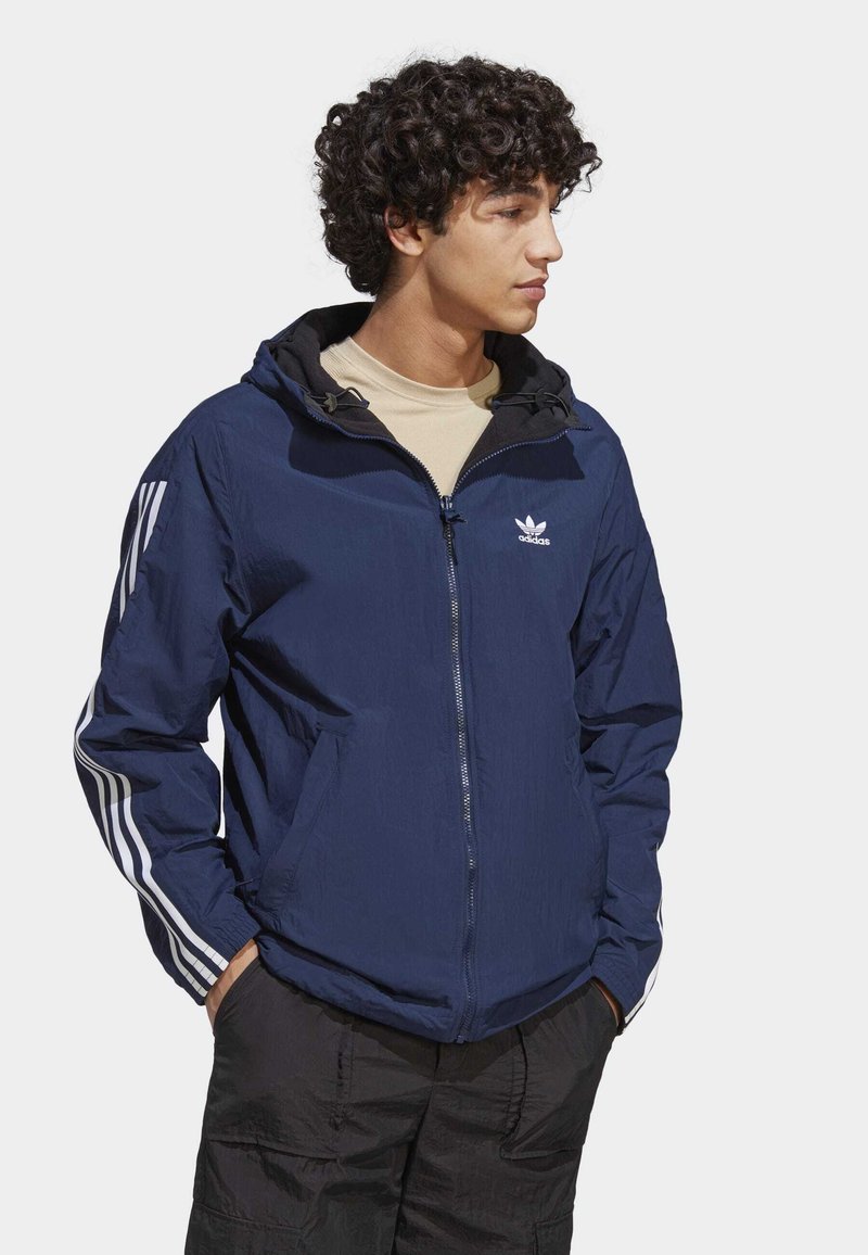 adidas Originals REVERSIBLE - Light jacket - night indigo black/dark ...