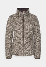 MICHAEL Michael Kors PACKABLE RECUT STYLE - Dunjacka - bone/choco/brun ...