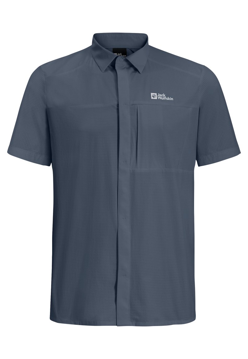 Jack Wolfskin VANDRA S/S SHIRT M - Hemd - midnight sky/dunkelblau - Zalando
